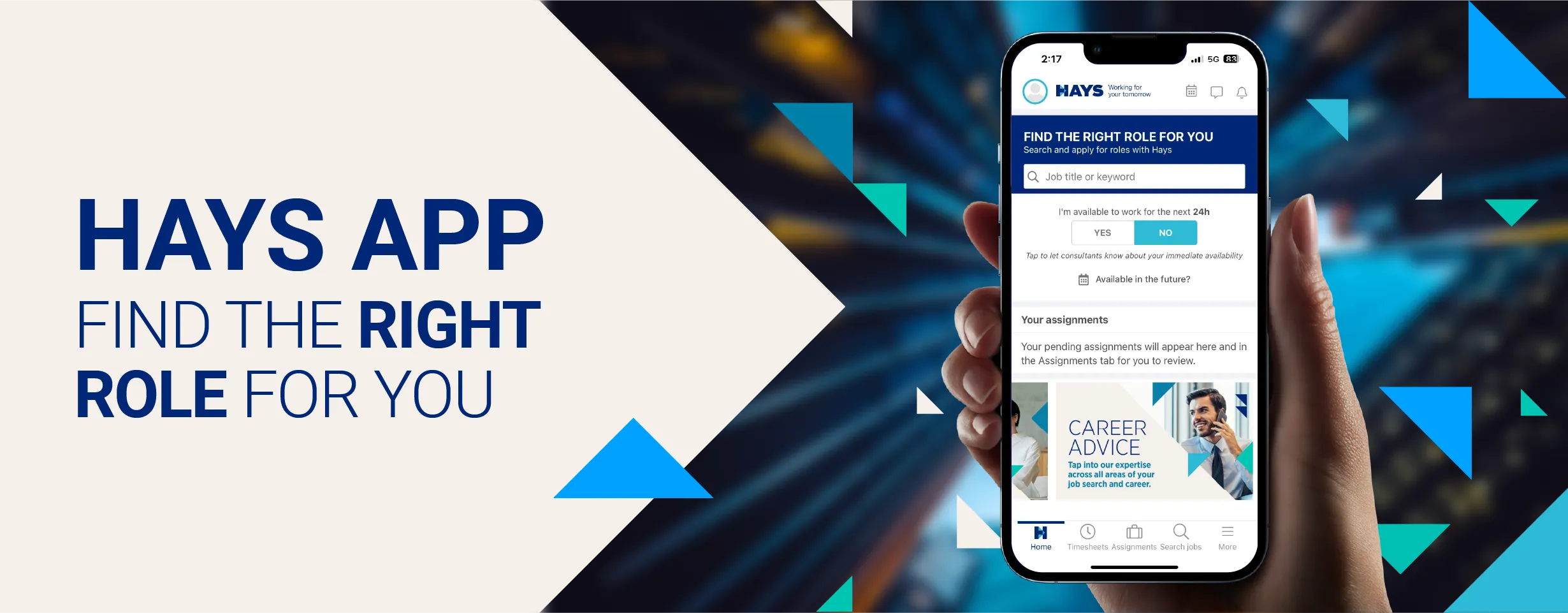 Welcome to the Hays app | Hays